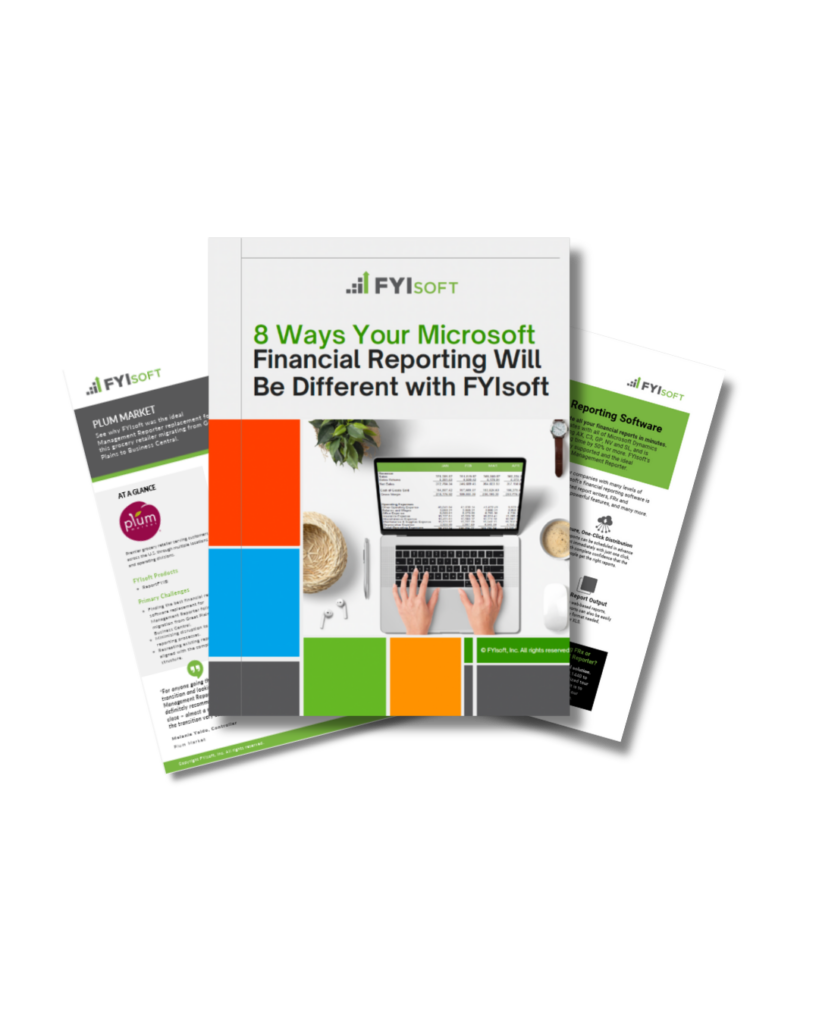 Microsoft Financial Reporting Resources - FYIsoft
